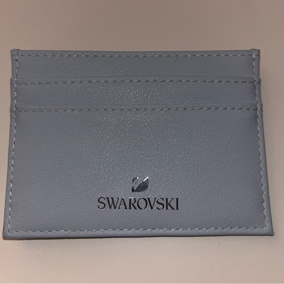 Swarovski | Bags | Swarovski Blue Card Holder | Poshmark
